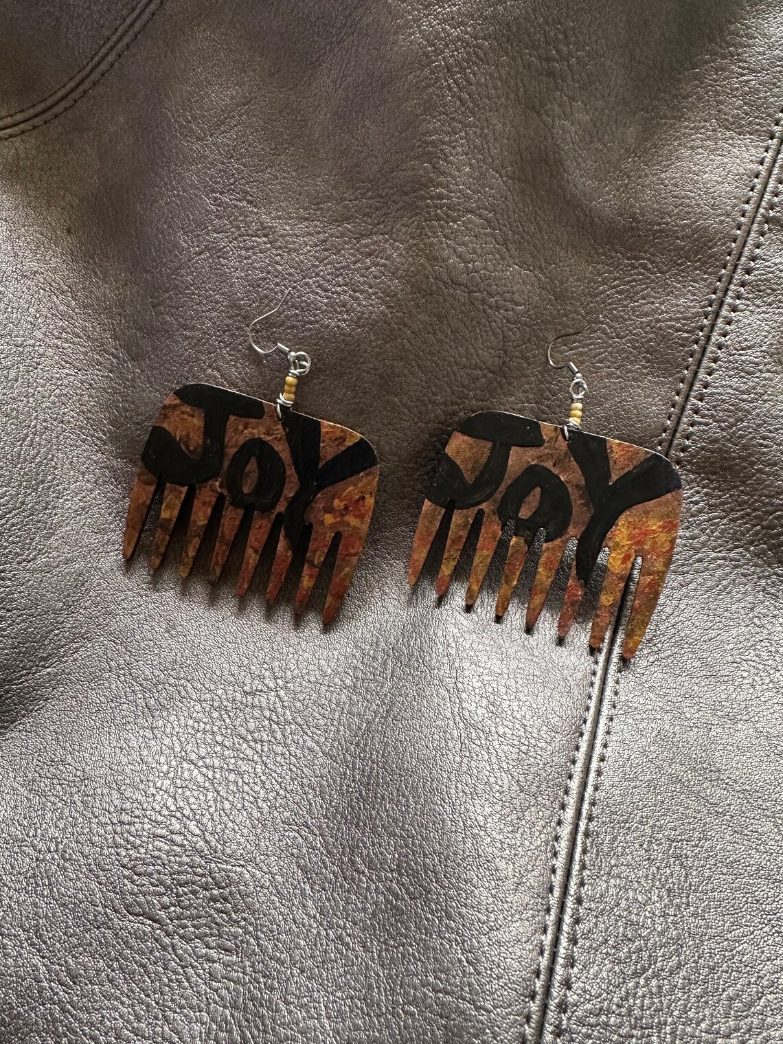 Pics & Combs Graphic Earrings - Etsy