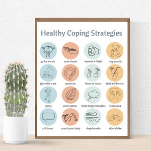 Healthy Coping Strategies, Tools for Kids, School Psychologist, School ...