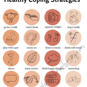 Healthy Coping Strategies, Tools for Kids, School Psychologist, School ...