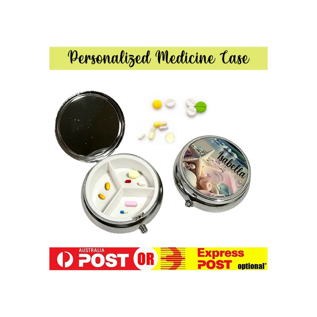 Personalized Medicine Case Starfish Beach - Etsy