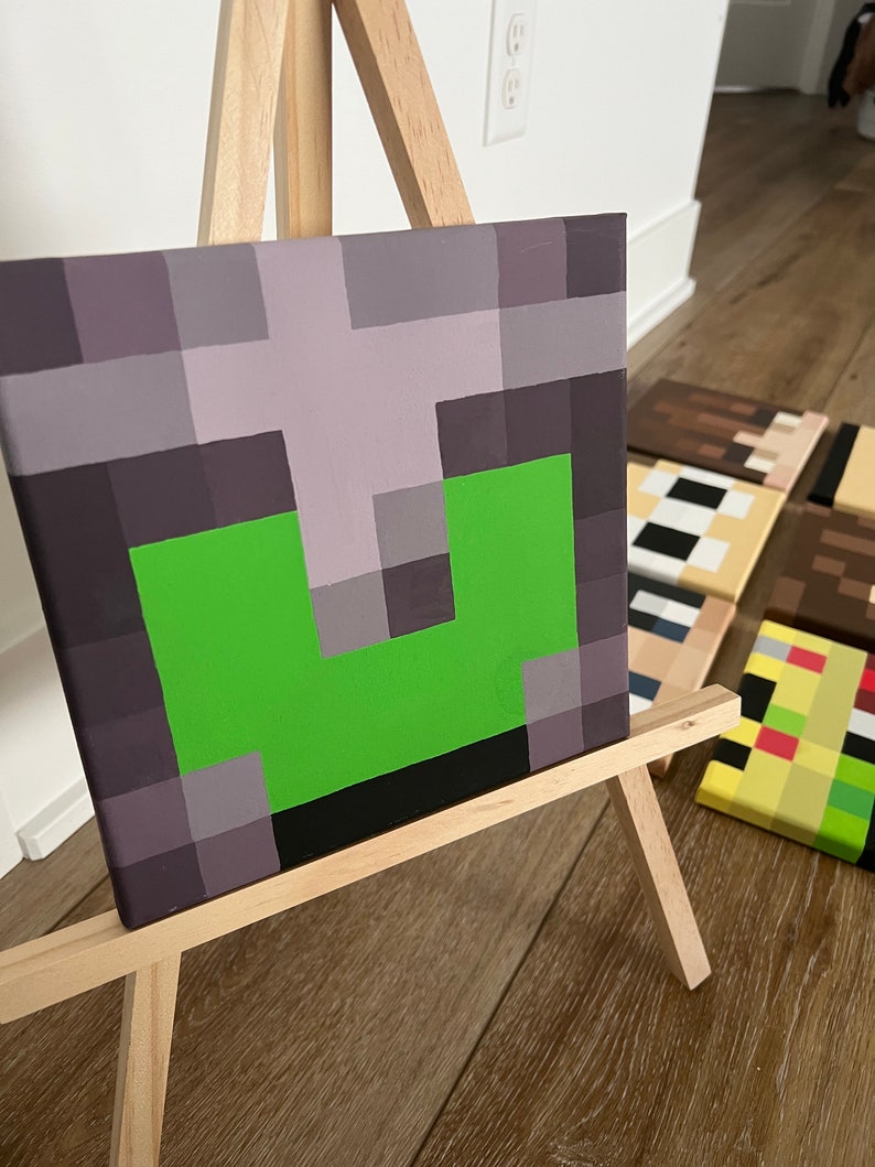 Customized Painted Mcyt Dream Smp Minecraft Portrait - Etsy