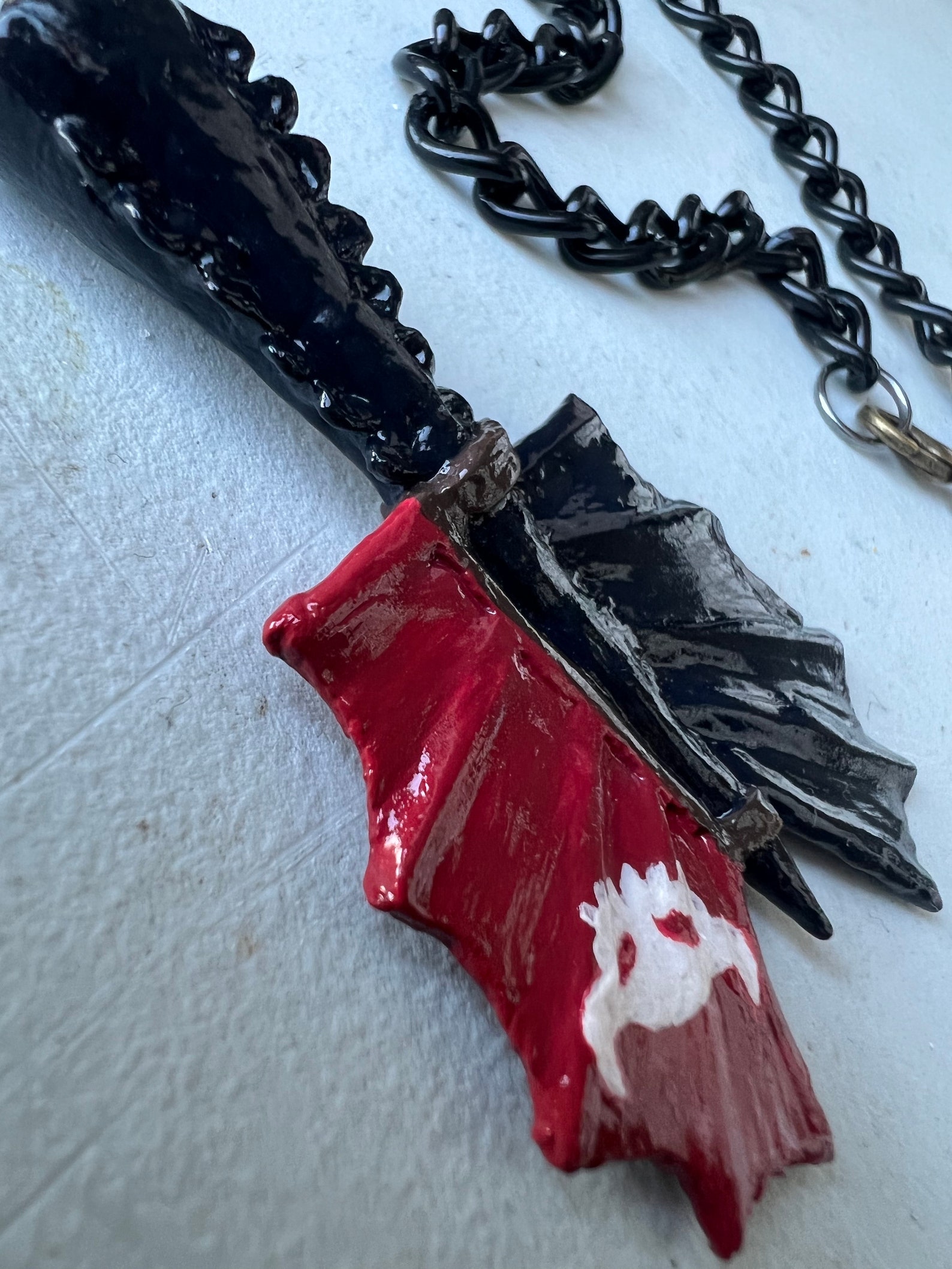 Custom Toothless Night Fury Dragon Tail Black Chain Pendant - Etsy