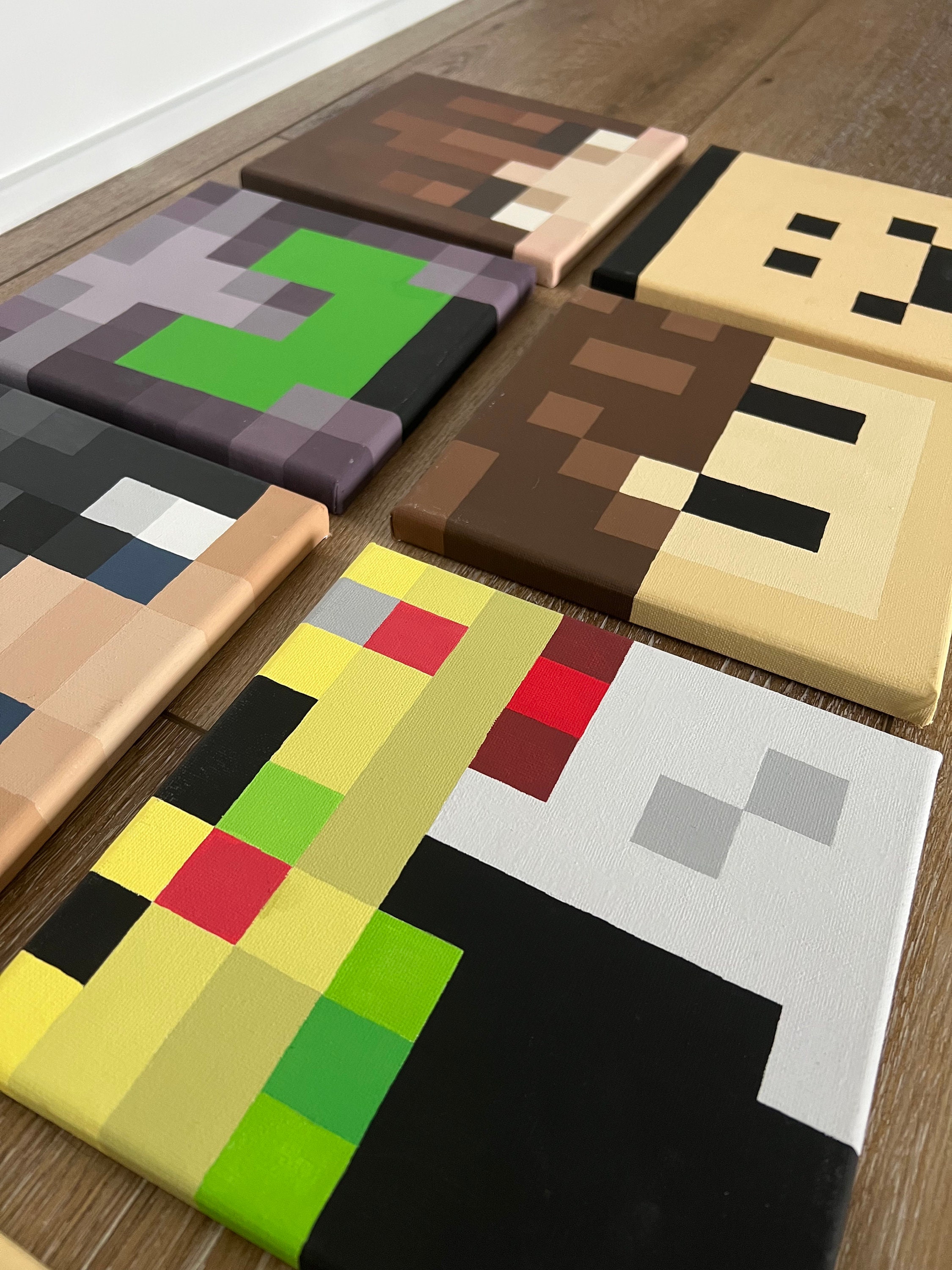 Customized Painted Mcyt Dream Smp Minecraft Portrait - Etsy