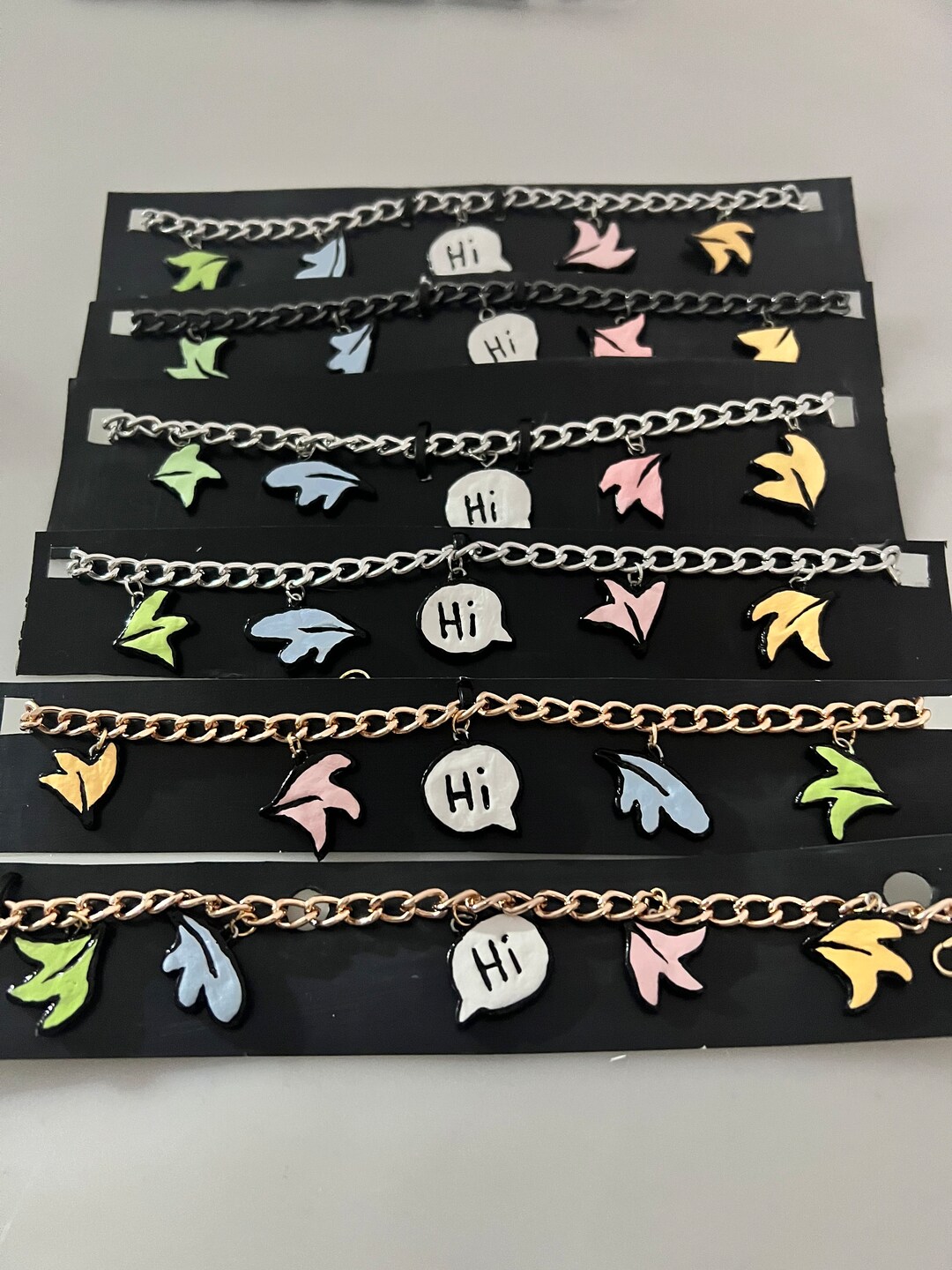 Heartstopper Inspired, Custom, Hand Sculpted, Painted, Charm, Chain ...