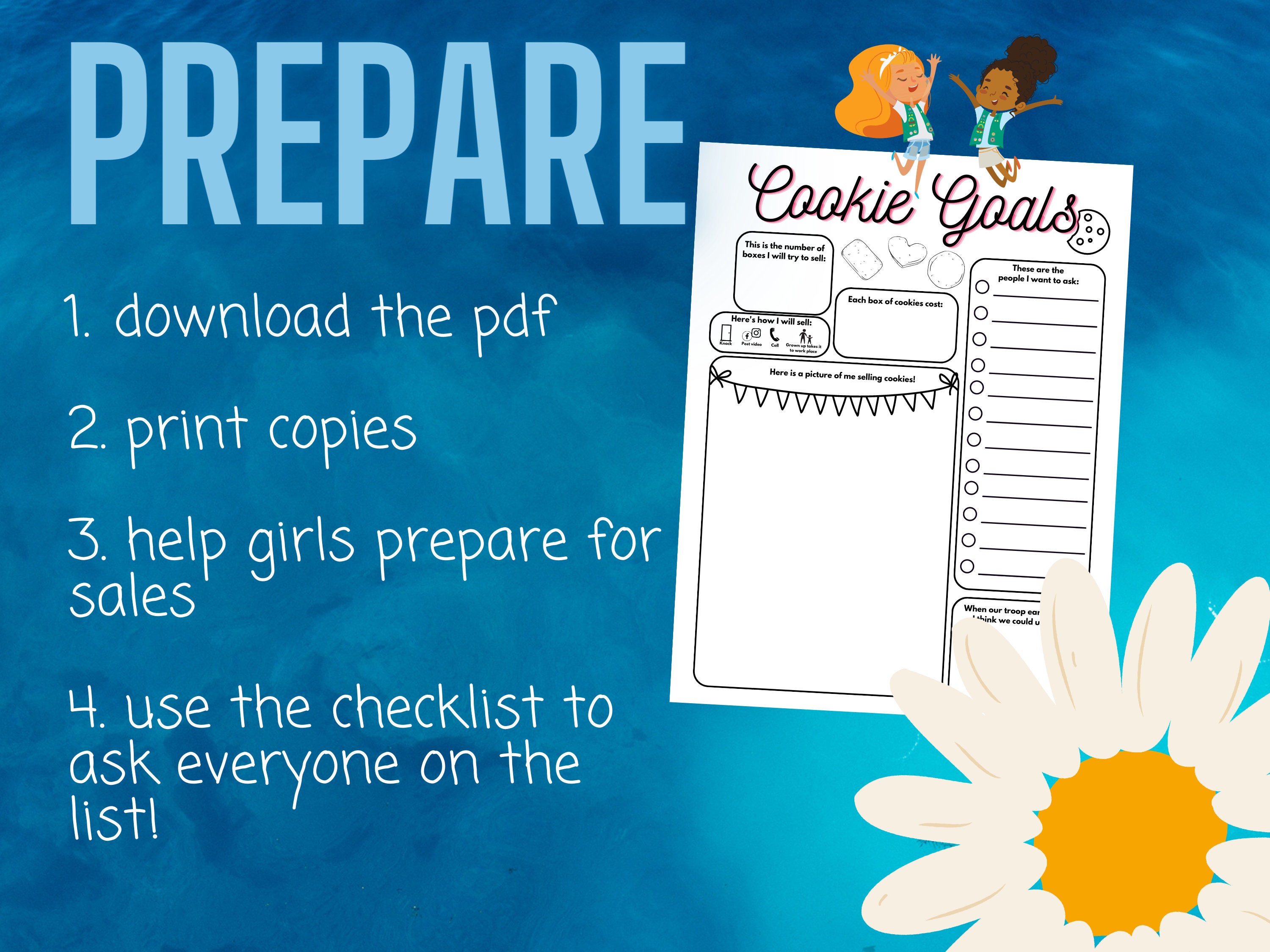 Cookie Sales Goal/tracker *instant Download* - Etsy