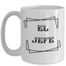 El Jefe Coffee Cup. Taza En Espanol Para El Jefe O Supervisor De ...
