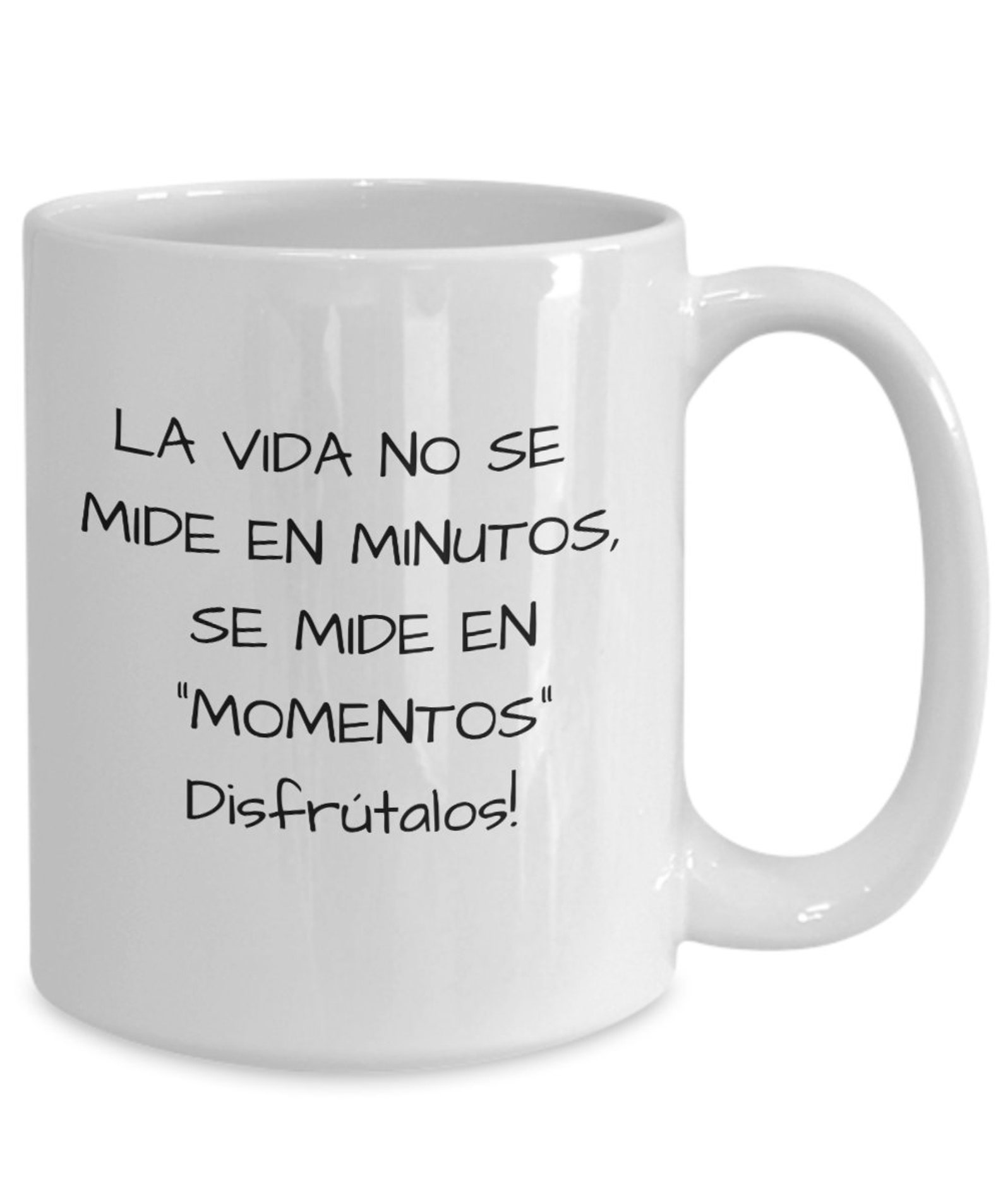 Taza De Inspiracion En Espanol Por Felices Momentos De La Vida - Etsy