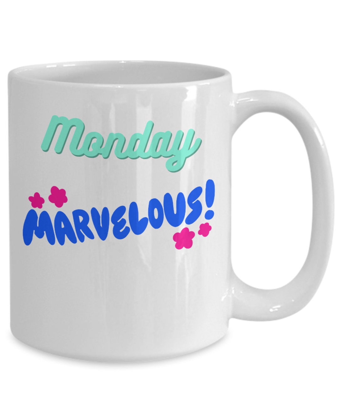 MONDAY MARVELOUS Days of the Week Coffee Mug Set for Her - Etsy