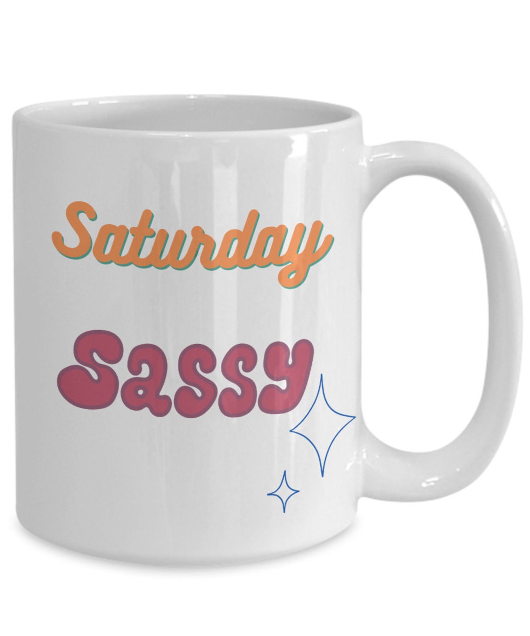 SATURDAY SASSY Days of the Week Coffee Mug Set for Her - Etsy