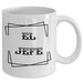El Jefe Coffee Cup. Taza En Espanol Para El Jefe O Supervisor De ...