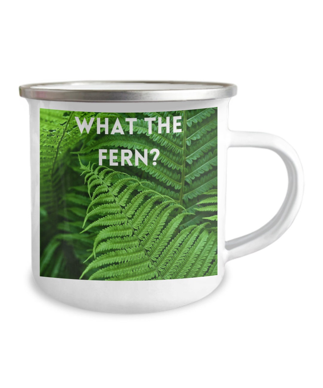 WTF Cup. What the Fern Camping Mug. Fern Lover, Fern Mug, Gift Woodland ...