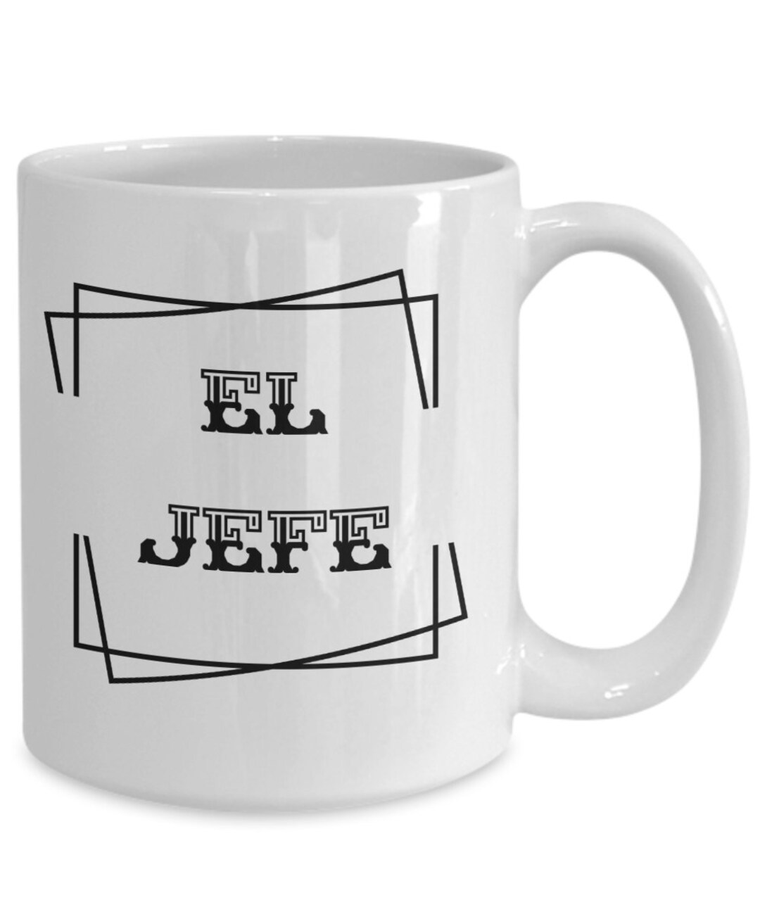El Jefe Coffee Cup. Taza En Espanol Para El Jefe O Supervisor De ...