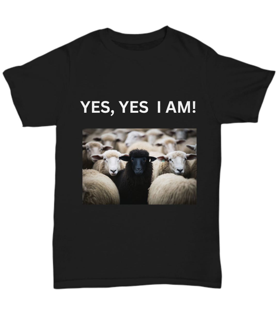 Black Sheep T-shirt, Odd One Out Tee - Etsy