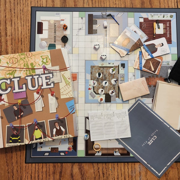 Custom Clue Game - Etsy