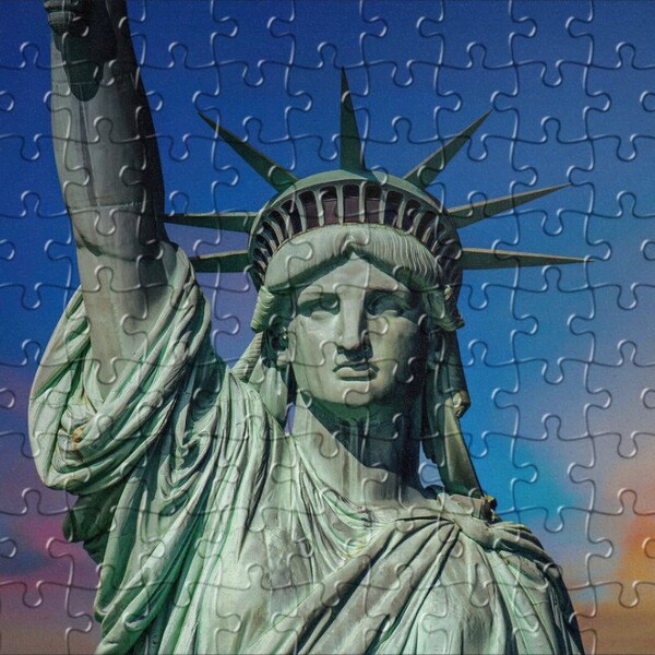 Statue of Liberty Puzzle - Etsy
