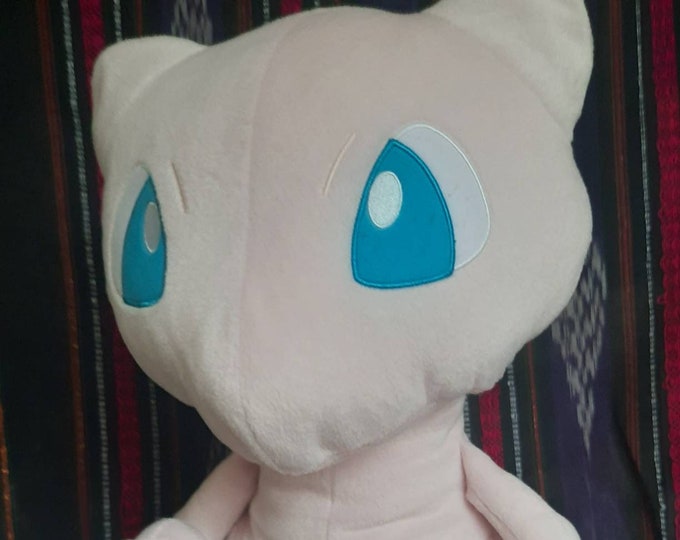 Banpresto Pokémon Light Pink Mew Big Head 15.5" Sitting Large Japan ...