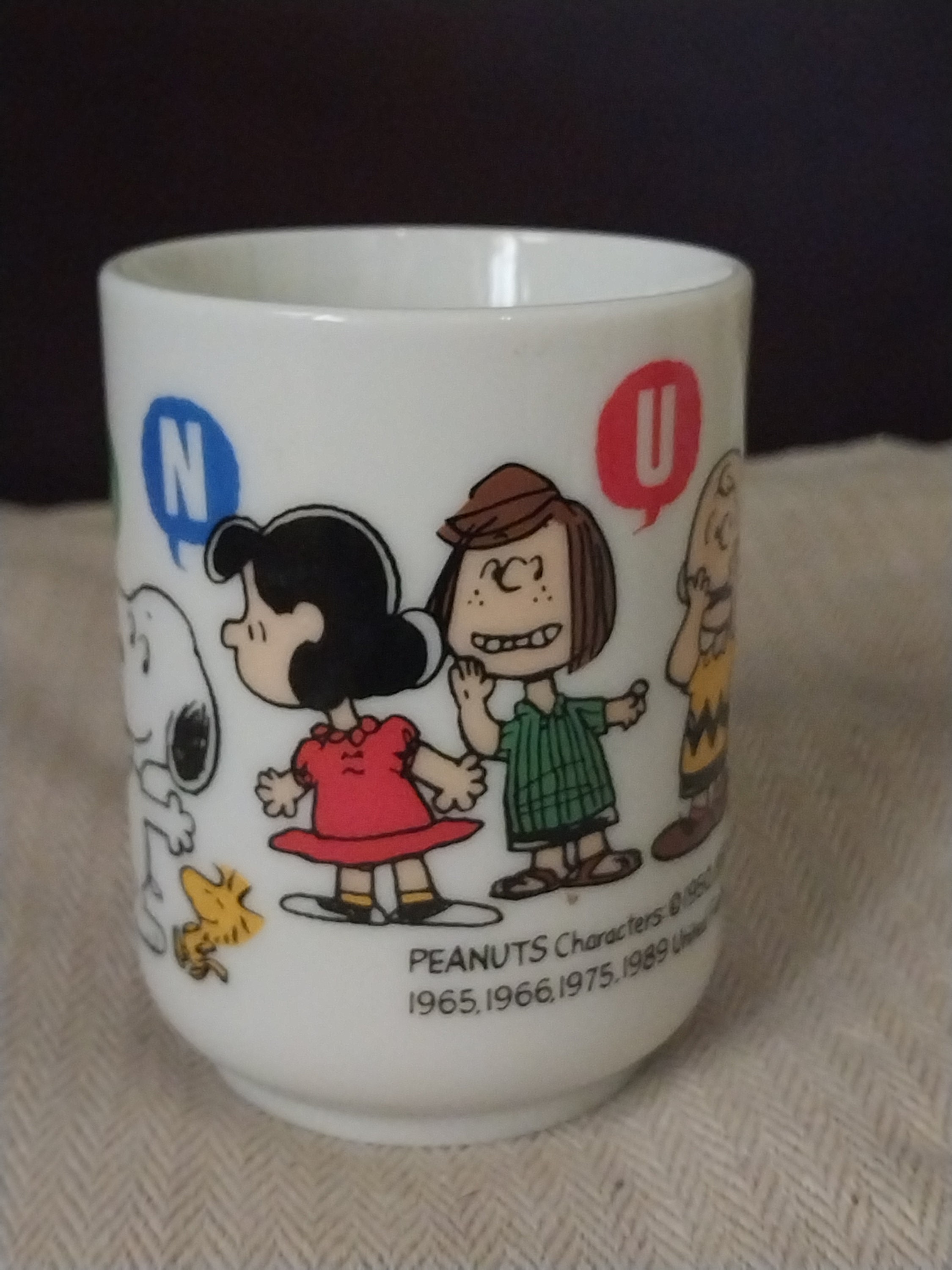 FOUR: 1960 and 1965 Snoopy Peanuts Shultz Tea Cups; Vintage New - Etsy UK