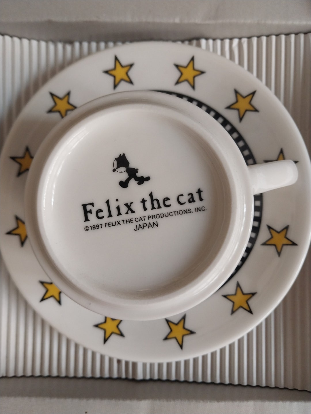 RARE 1997 10-piece Felix the Cat Mug/saucer Set New Vintage - Etsy