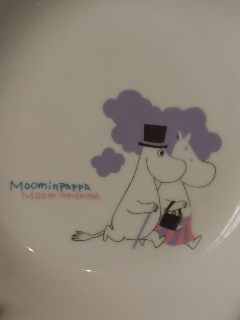 TWO: 8.5" the Story of Moomin Valley Dinner Bowls; New - Etsy
