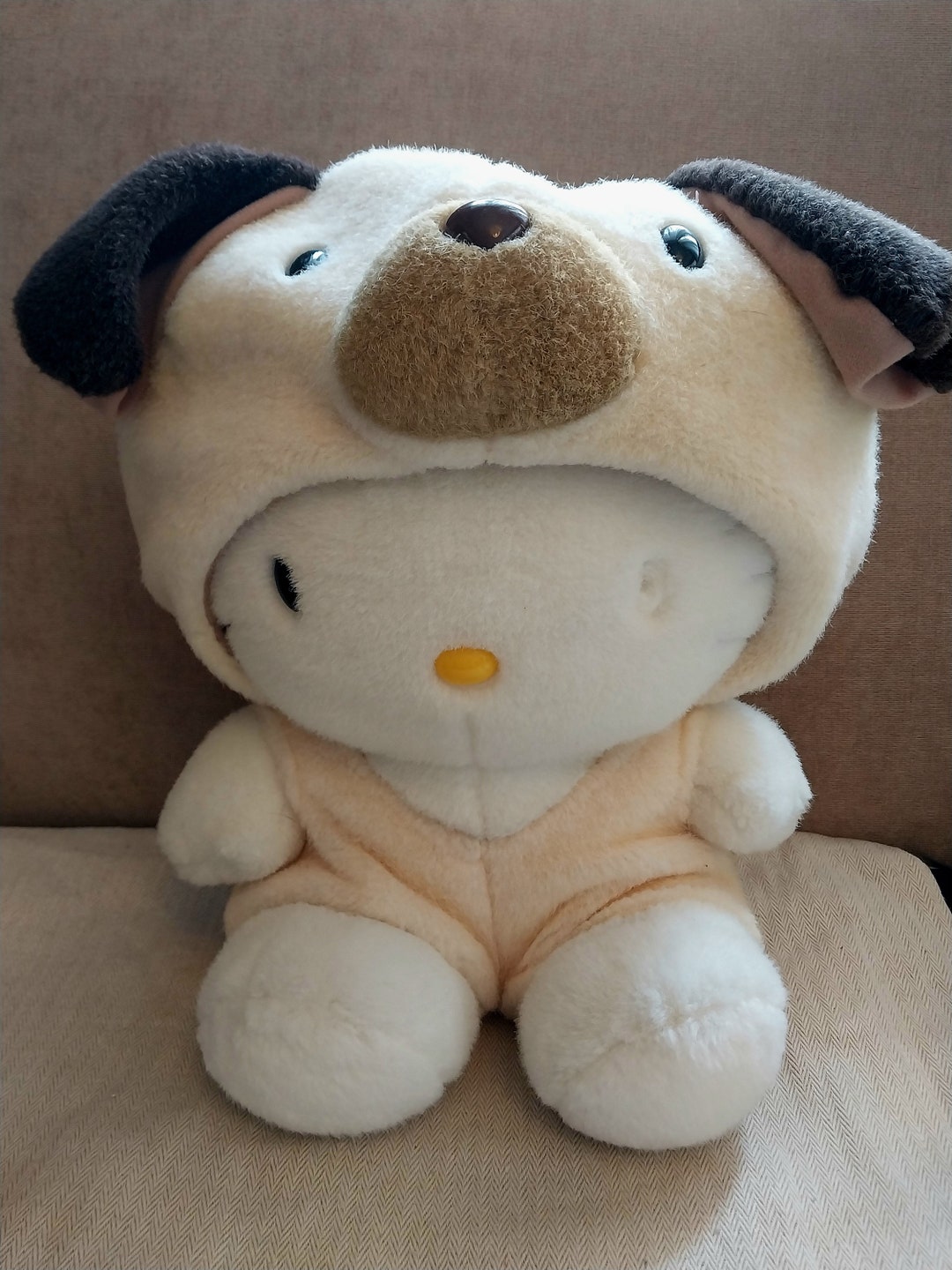 1998 Sanrio 12" Hello Kitty in Puppy Costume; Missing Eye - Etsy