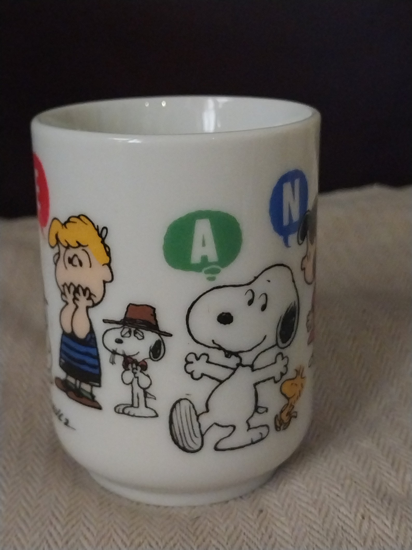 FOUR: 1960 and 1965 Snoopy Peanuts Shultz Tea Cups; Vintage New - Etsy