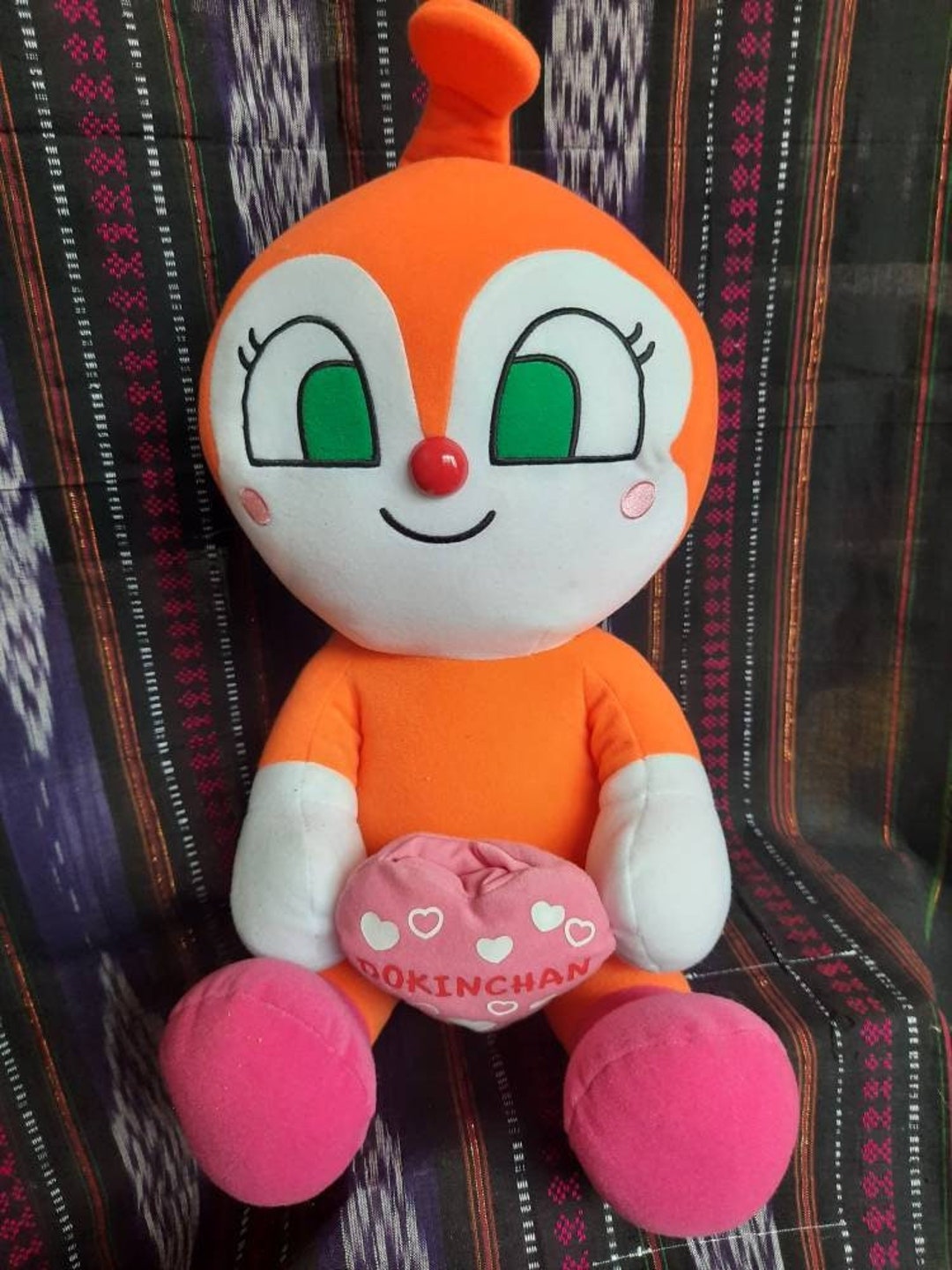 Anpanman Dokin-chan Sega Kawaii Japan Exclusive Plush 14" Sitting Great ...