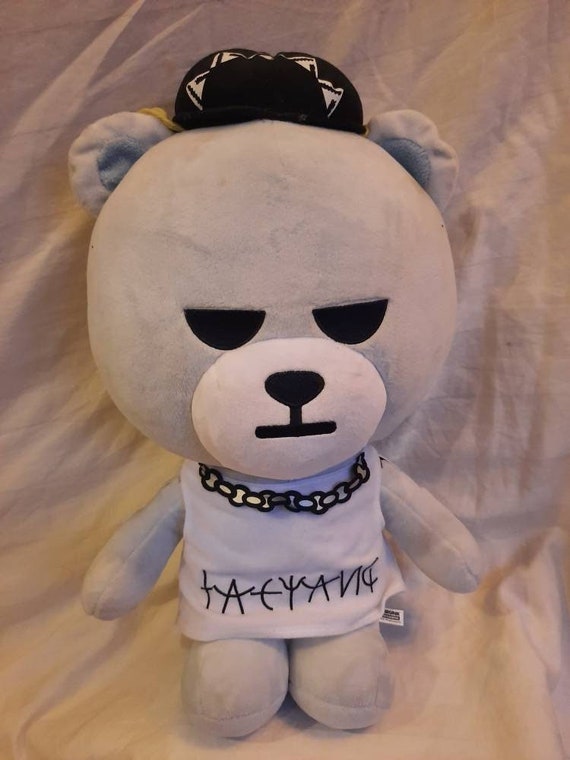 Krunk X Bigbang Taeyang Teddy Bear Light Blue 18 Kawaii - Etsy