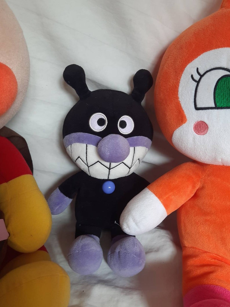 Three Anpanman Characters Baikinman Anpanman Dokin-chan - Etsy