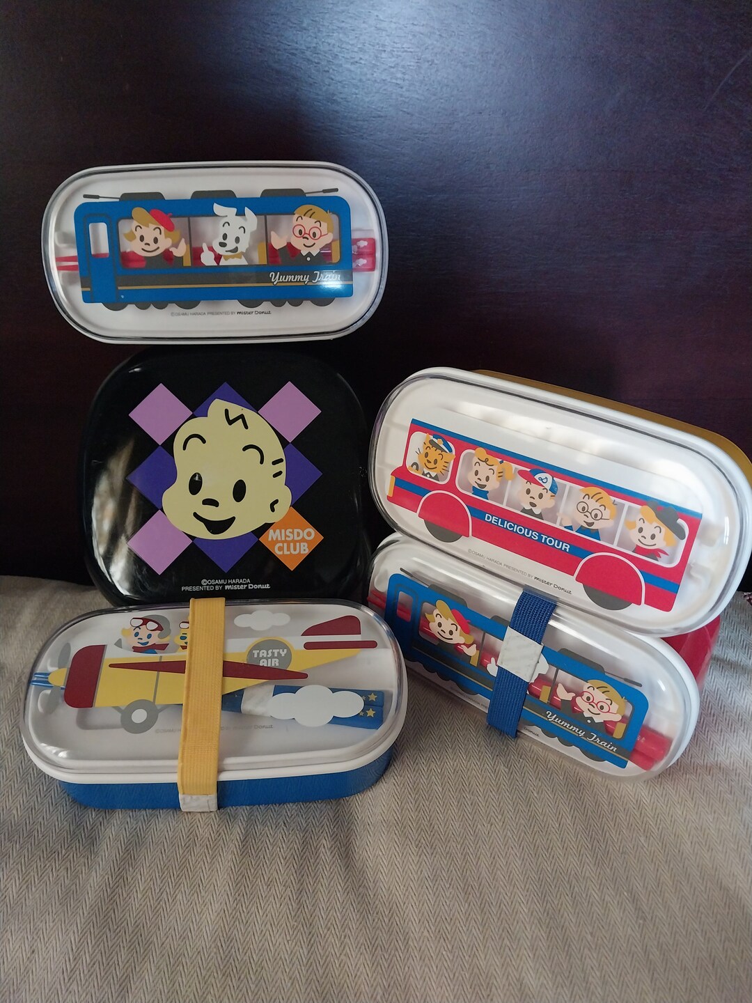 FIVE Osamu Harada Mister. Donut Sushi Tupperware Set; New Vintage - Etsy