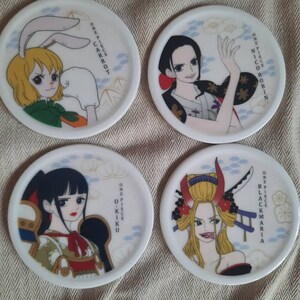 One Piece Girls' Collection Set of Seven Ceramic Coasters - Japan ...