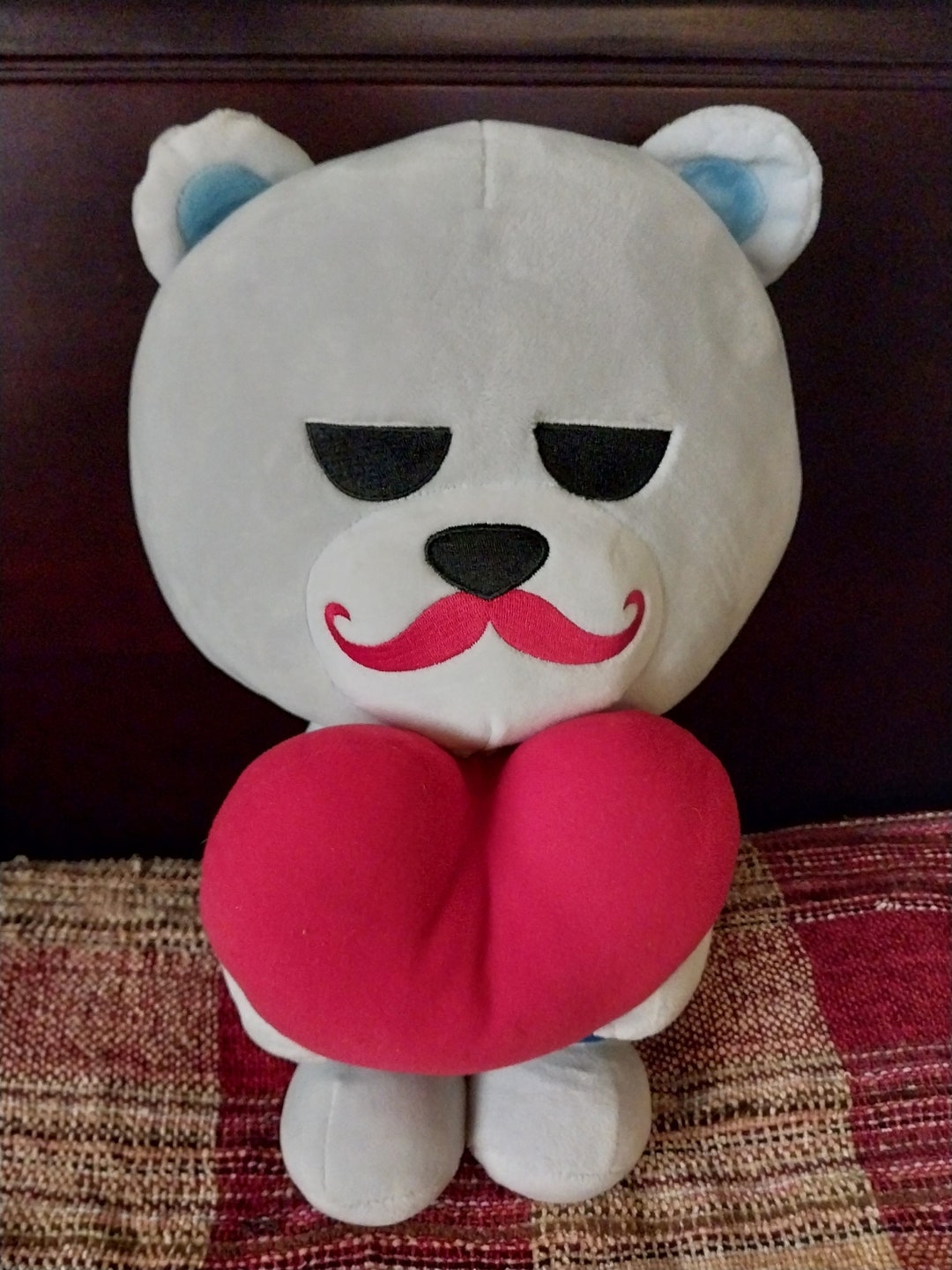 Krunk X Bigbang Taeyang Teddy Bear Light Blue 15" Korea Plush in Like ...