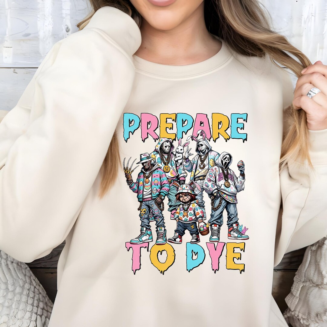 Prepare to Dye Killer Easter Chibi Png, Horror Movie Png, Retro Easter ...