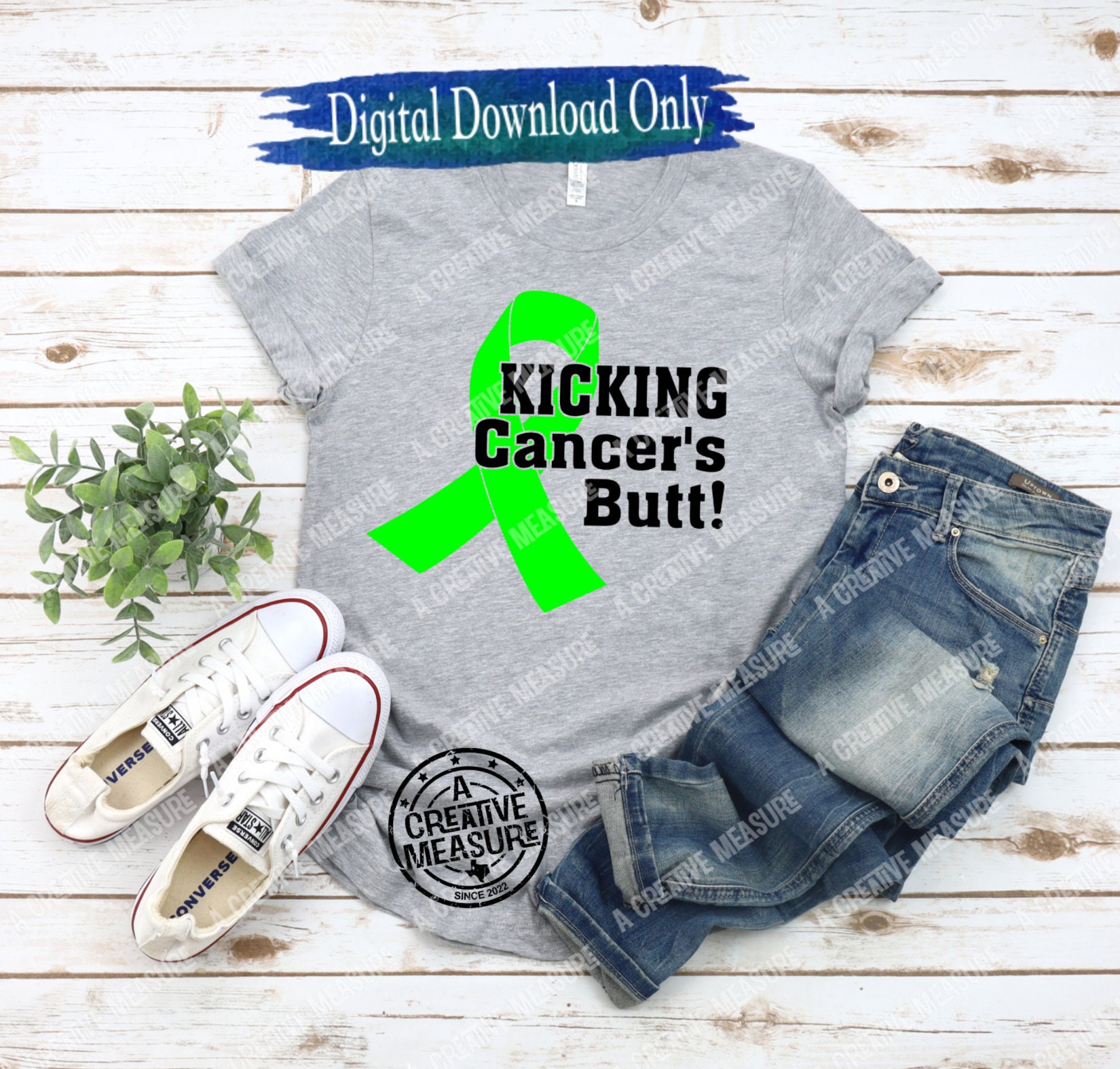 Kicking Cancer's Butt Awareness Svg / Cancer Awareness - Etsy
