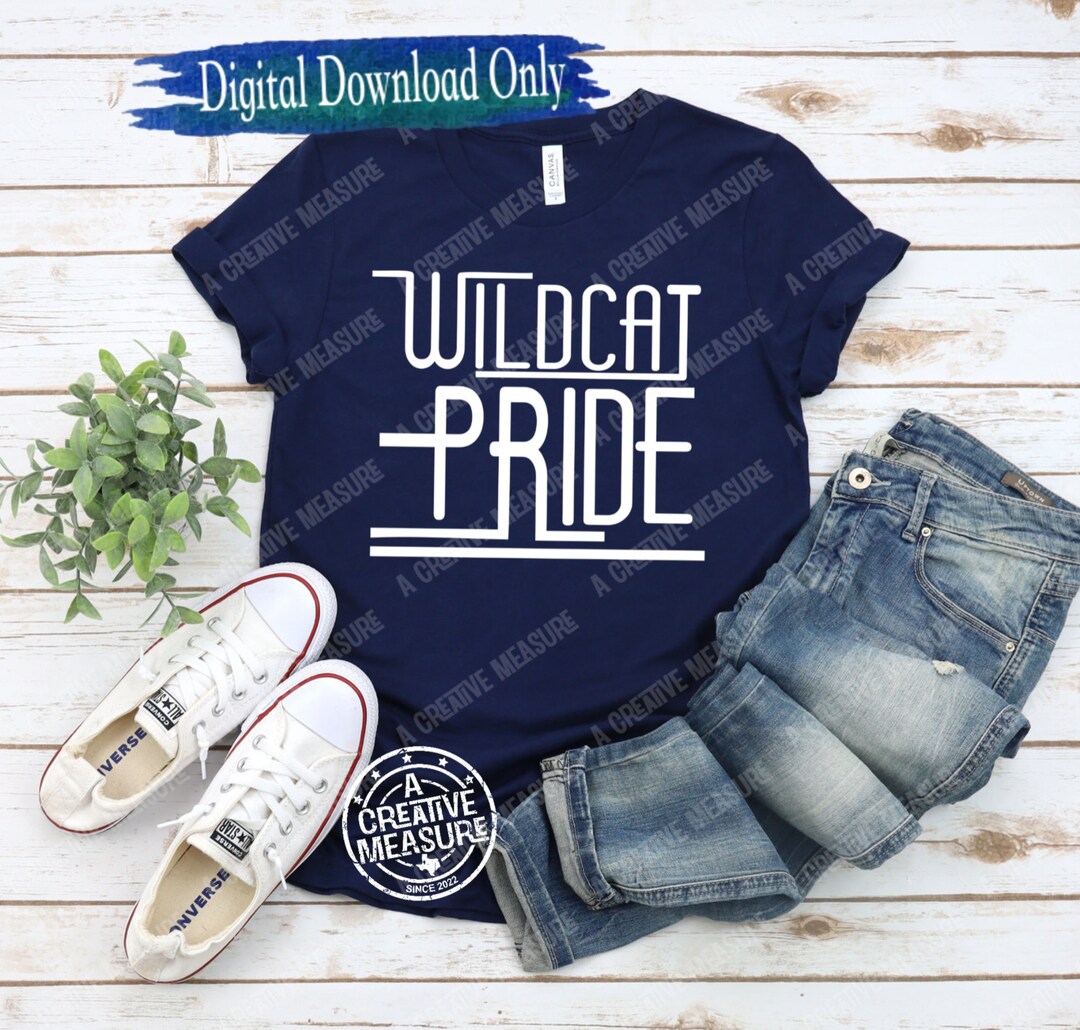Wildcat Pride Svg - Wildcat School Pride - Mascot - Digital Download ...
