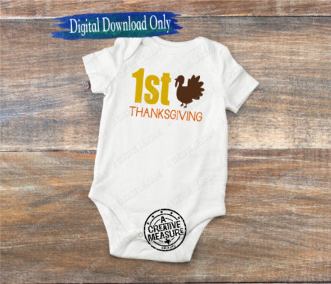 1st Thanksgiving Svg / First Thanksgiving Svg / 1st Turkey Day Svg ...
