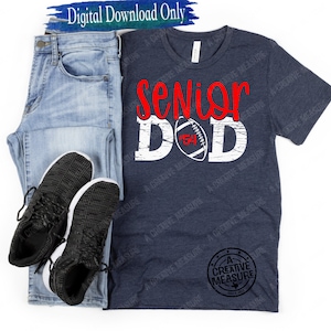 Senior Football Dad - Senior Dad - SVG Only - Class of 2024 Football ...