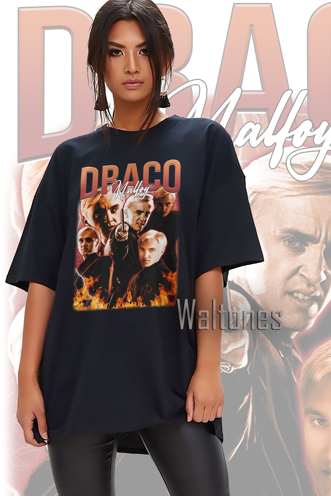Draco Malfoy Shirt Draco Malfoy T Shirt Vintage 90's - Etsy