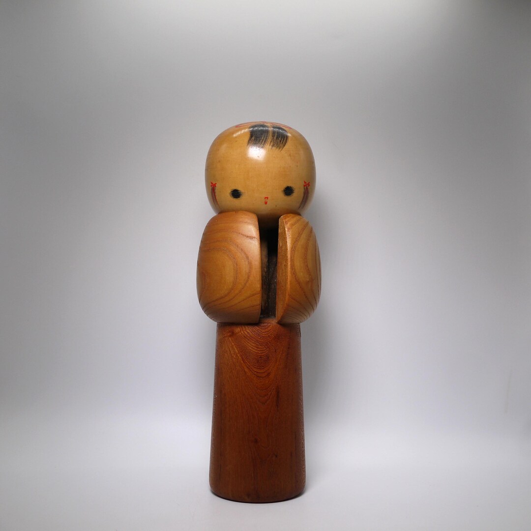 Vintage AIDA Seihou / Harumine Kokeshi Doll Creative 26.5cm / 10.4 Free ...