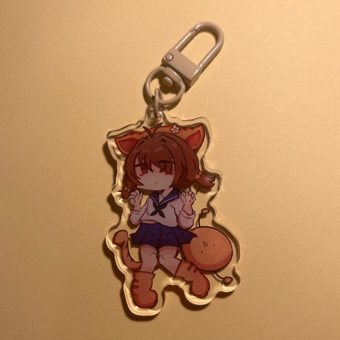 Di Gi Charat: Dejiko Petit Charat Rabi En Rose 2.5 Acrylic Charms - Etsy