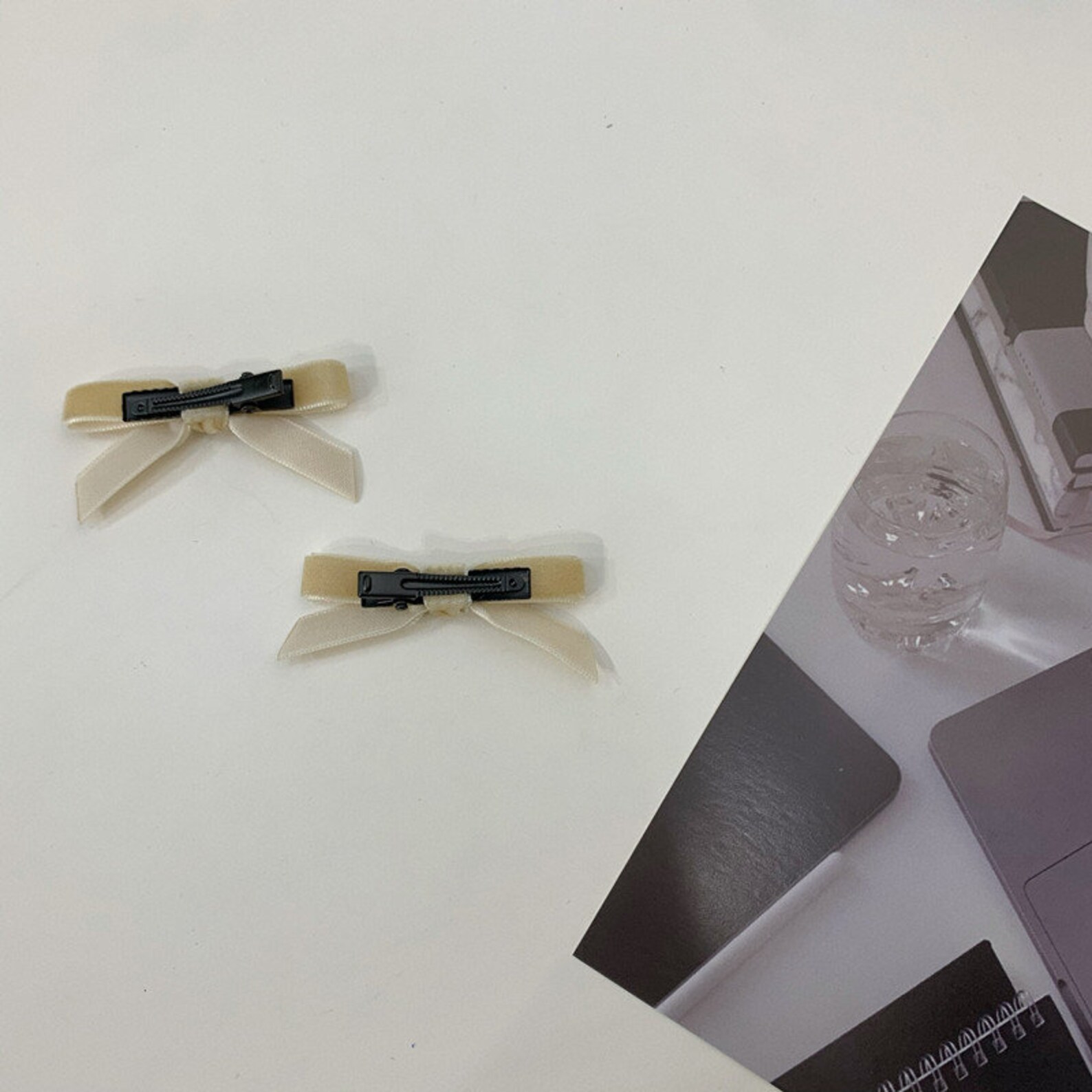 Blackpink Ribbon Clip Jennie Hairdo Handmade Mini Ribbon - Etsy