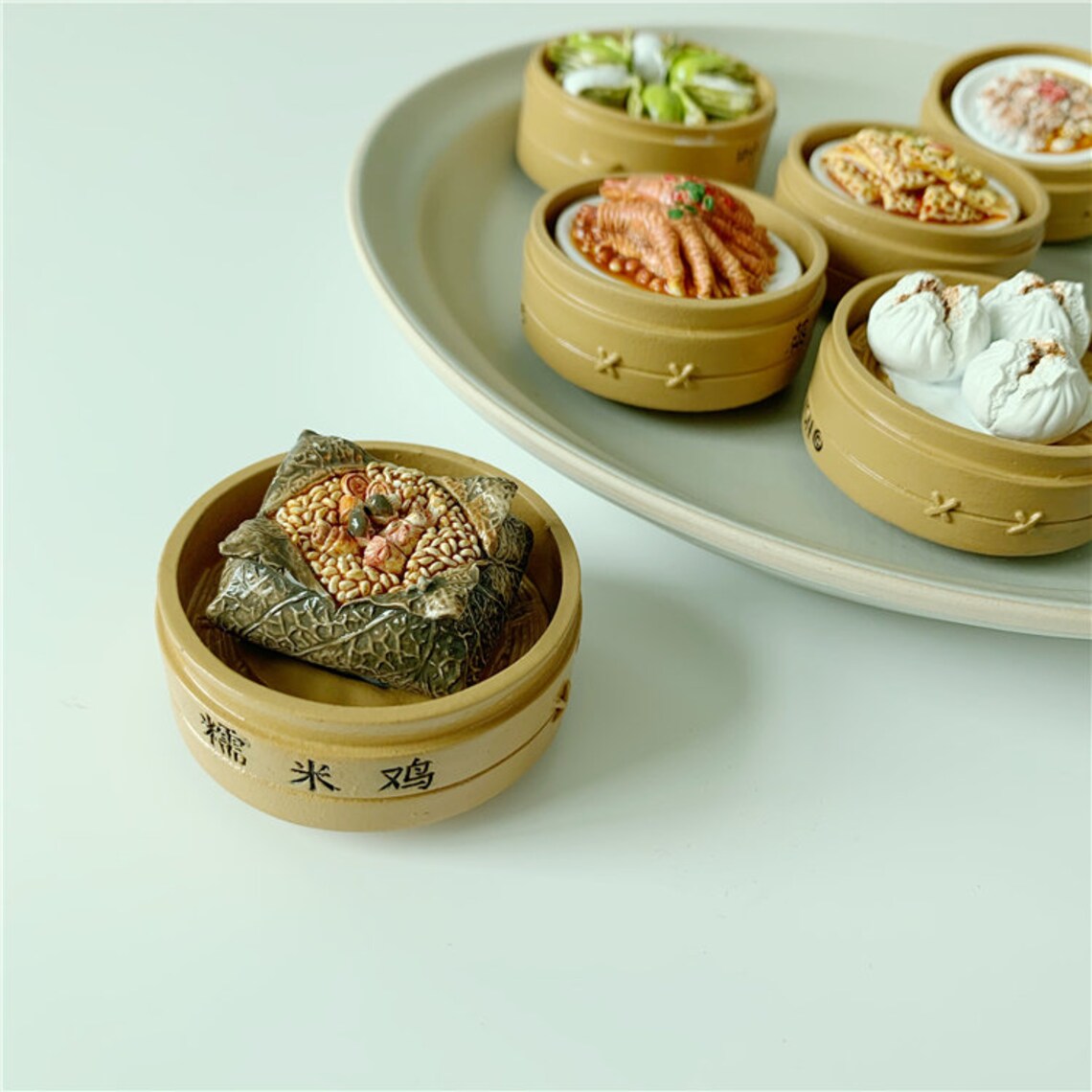 Chinese Dim Sum Magnet Dim Sum Magnet Food Miniature - Etsy