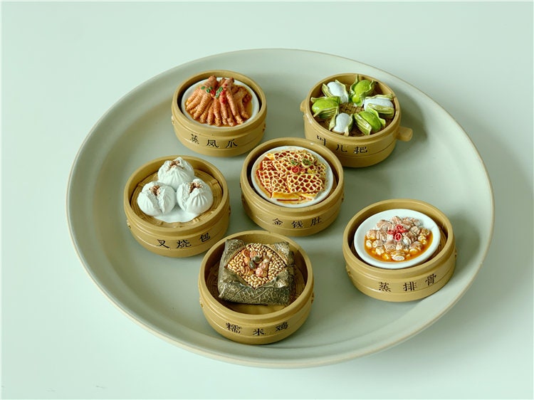 Chinese Dim Sum Magnet Dim Sum Magnet Food Miniature Magnets - Etsy