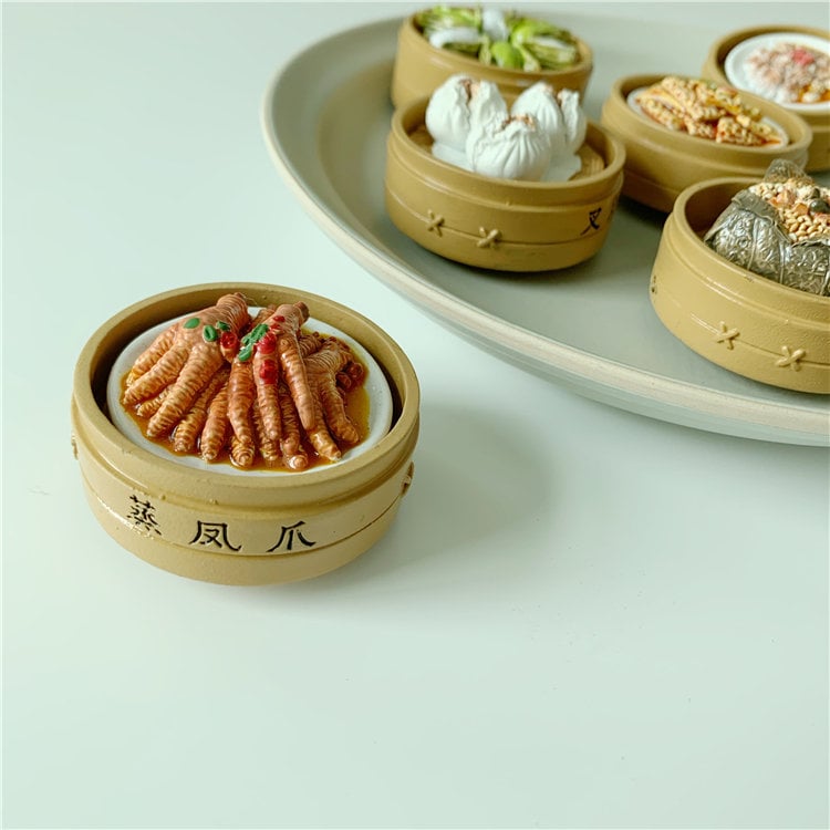 Chinese Dim Sum Magnet | Dim Sum Magnet | Food Miniature Magnets - Etsy