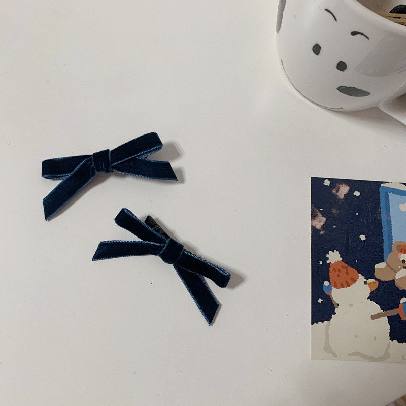Blackpink Ribbon Clip Jennie Hairdo Handmade Mini Ribbon Etsy