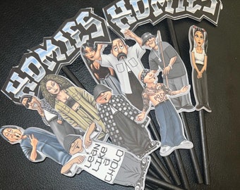 Homies Cupcake Toppers - Etsy