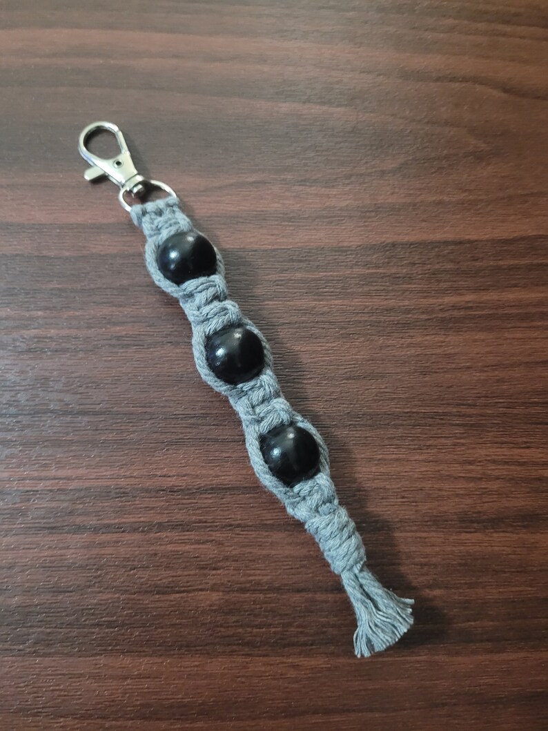 Beaded Keychain - Etsy