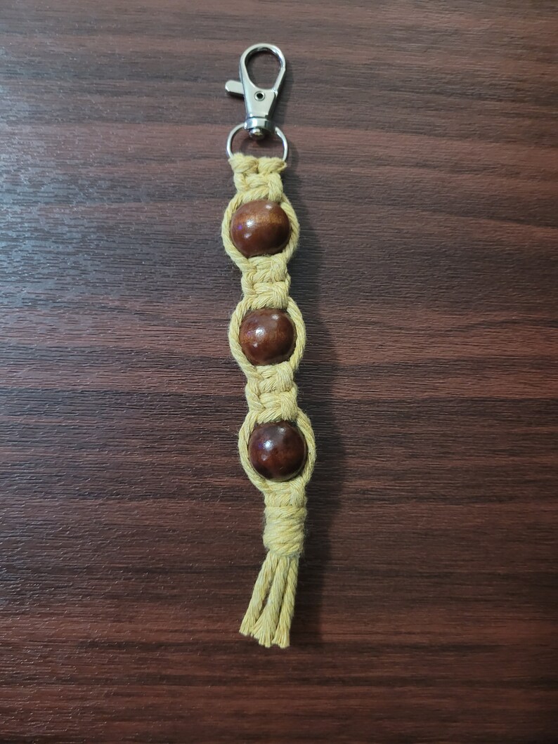 Beaded Keychain - Etsy