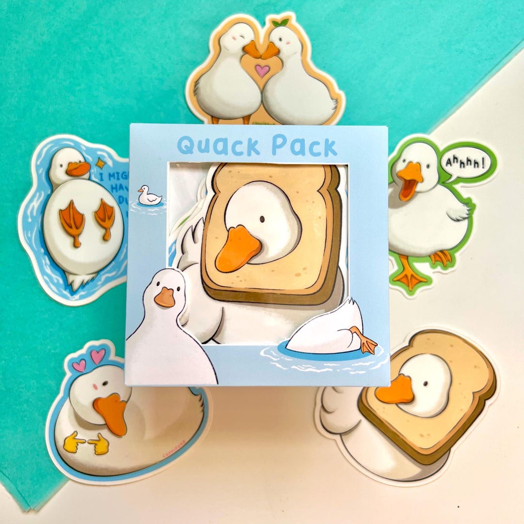 Duck Sticker Pack | Quack Pack | Duck Stickers | Matte Stickers ...