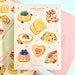 Pretty Pastry Sticker Sheet Cute Stickers Stationery Planner Stickers ...