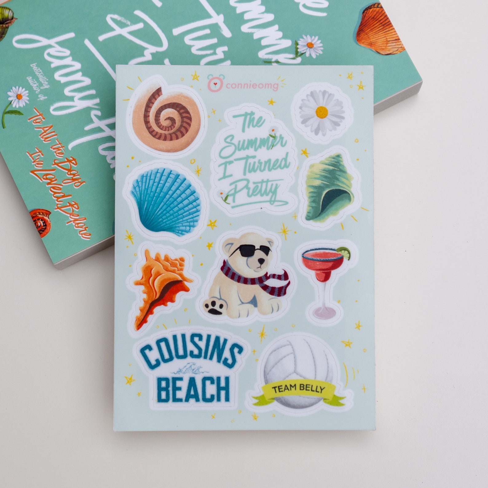 The Summer I Turned Pretty Sticker Sheet TSITP Merch Seashell Stickers ...
